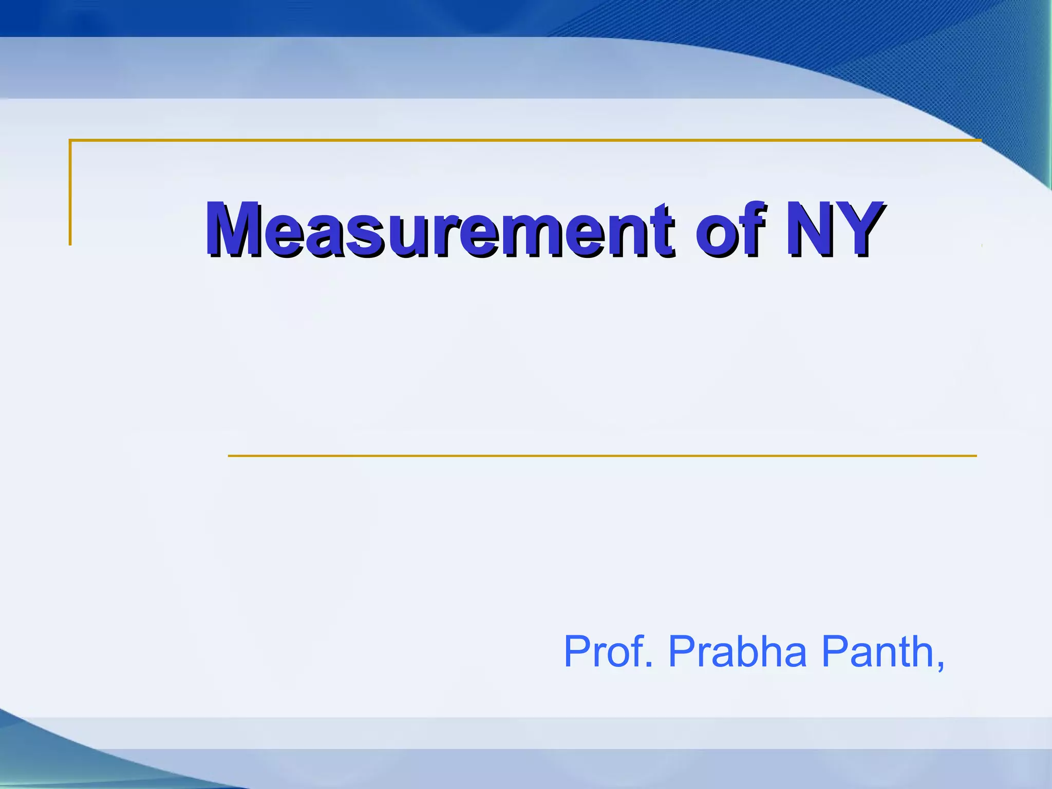 Measurement of NY | PPS