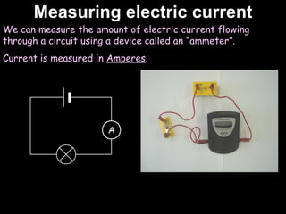 Y8 Electricity 03 measuring current | PPT