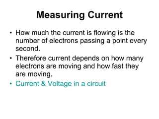 Y8 Electricity 03 measuring current | PPT