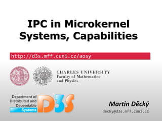 IPC in Microkernel Systems, Capabilities | PDF