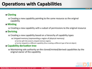 IPC in Microkernel Systems, Capabilities | PDF