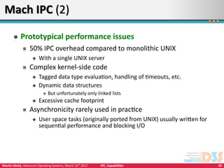 IPC in Microkernel Systems, Capabilities | PDF