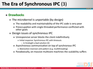 IPC in Microkernel Systems, Capabilities | PDF