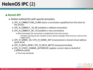 IPC in Microkernel Systems, Capabilities | PDF