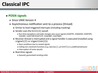 IPC in Microkernel Systems, Capabilities | PDF