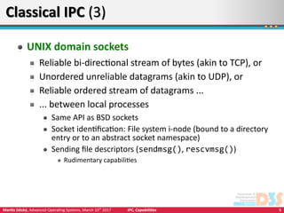 IPC in Microkernel Systems, Capabilities | PDF