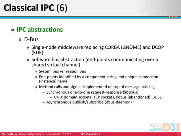 IPC in Microkernel Systems, Capabilities | PDF