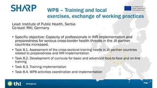 Mika Salminen: SHARP Joint Action | PPT