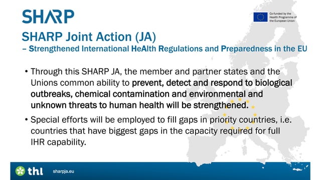 Mika Salminen: SHARP Joint Action | PPT