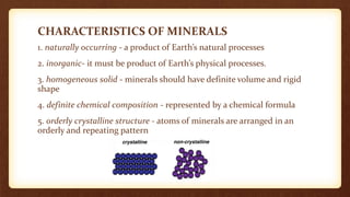 03 minerals | PPTX