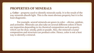 03 minerals | PPTX