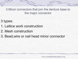 minor connectors | PPT