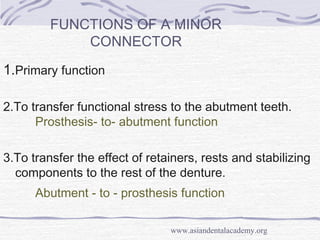 minor connectors | PPT