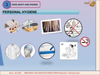 FOOD SAFETY AND HYEGIENE AWARENESS TRAINING | PPT