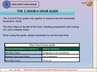 FOOD SAFETY AND HYEGIENE AWARENESS TRAINING | PPT
