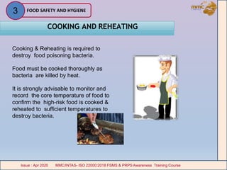 FOOD SAFETY AND HYEGIENE AWARENESS TRAINING | PPT