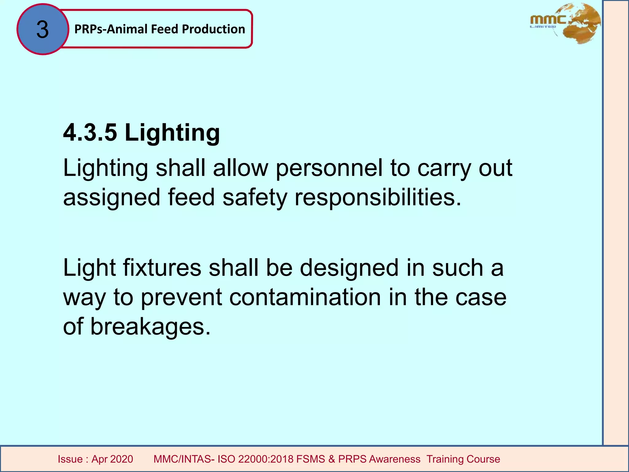 ISO 22000 Requirements Documentation Training | PPT