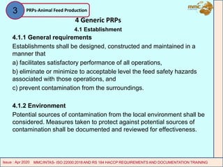 ISO 22000 Requirements Documentation Training | PPT