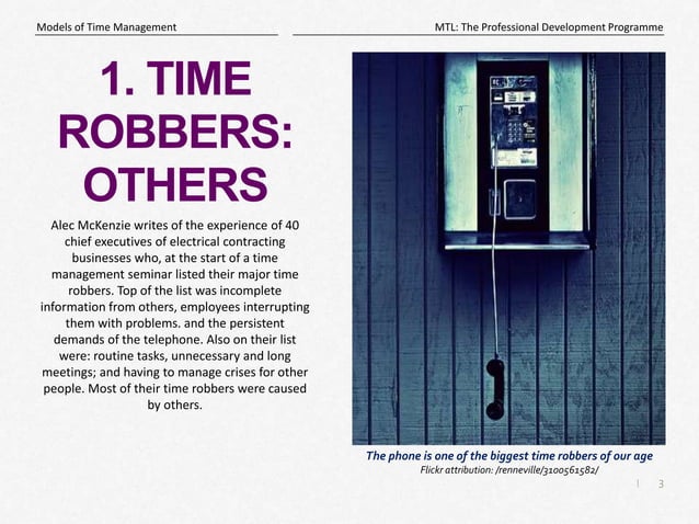 Models of Time Management | PPT