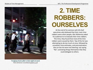 Models of Time Management | PPTX