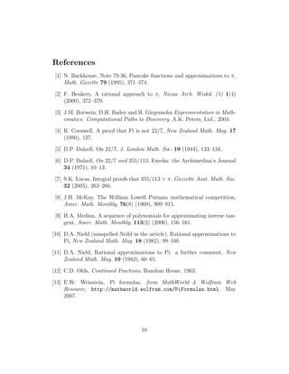 about pi and its properties from number theory | PDF