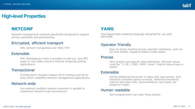 Module 3: NETCONF and YANG Concepts | PPTX | Databases | Computer ...
