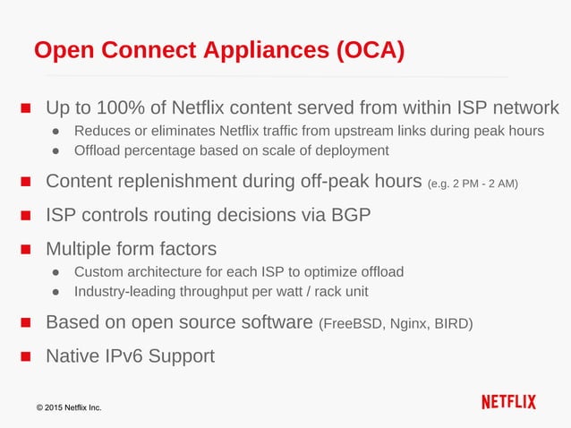 Netflix Open Connect: Delivering Internet TV to the world | PPT