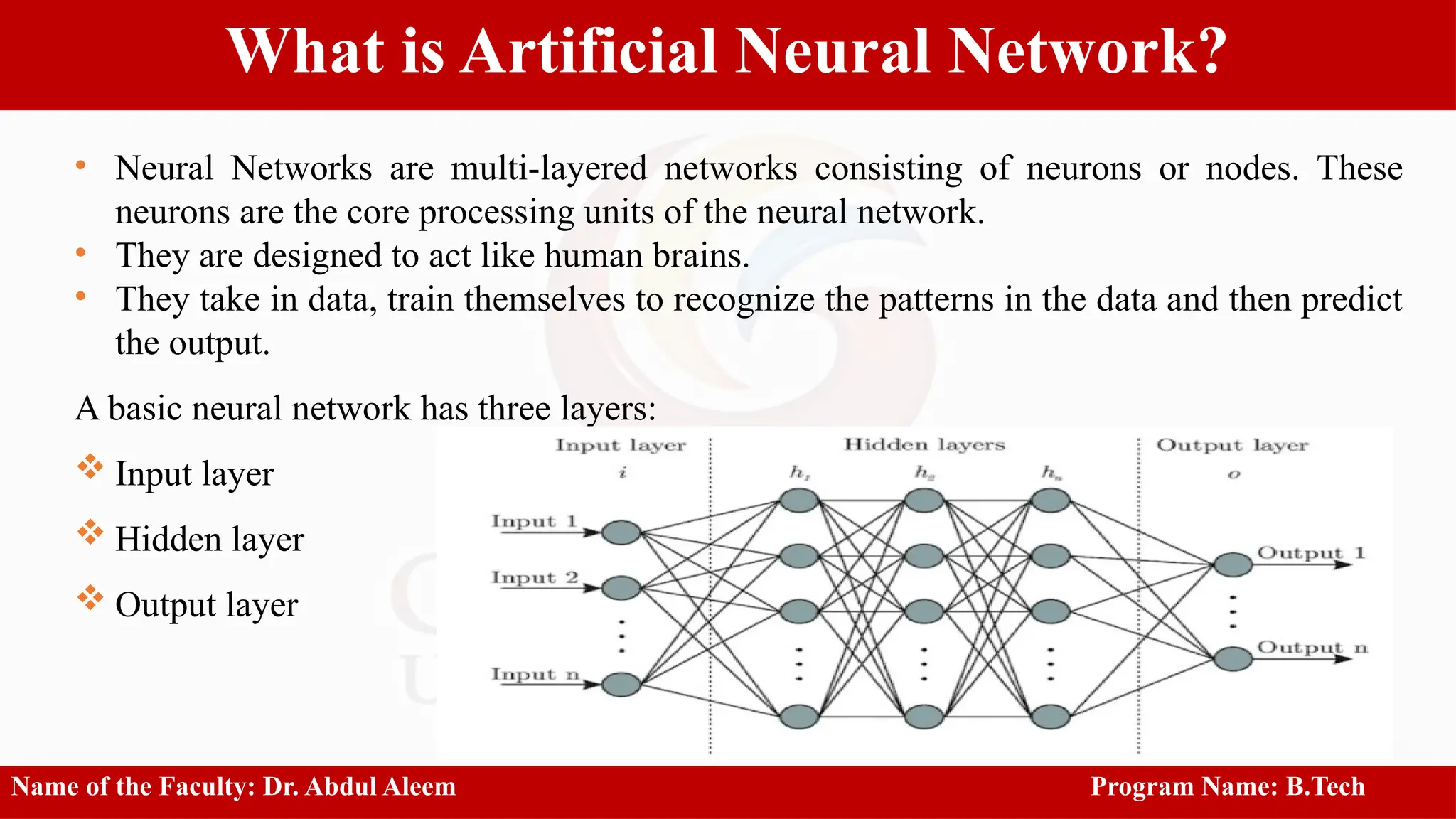 Neural Networks.pptx Deep Learning is li | PPTX
