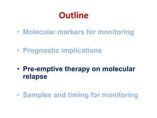 MOLECULAR MONITORING | PPTX
