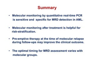 MOLECULAR MONITORING | PPTX