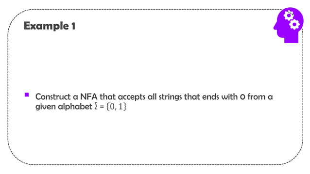 Non Deterministic Finite Automata Nfa Lecture Ppt 9712