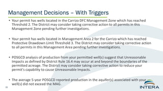 POSGCD 5-Year Groundwater Permit Review and Management Strategies | PDF