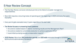 POSGCD 5-Year Groundwater Permit Review and Management Strategies | PDF
