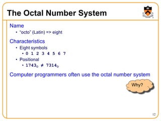 NumberSystems.pptx | Programming Languages | Computing