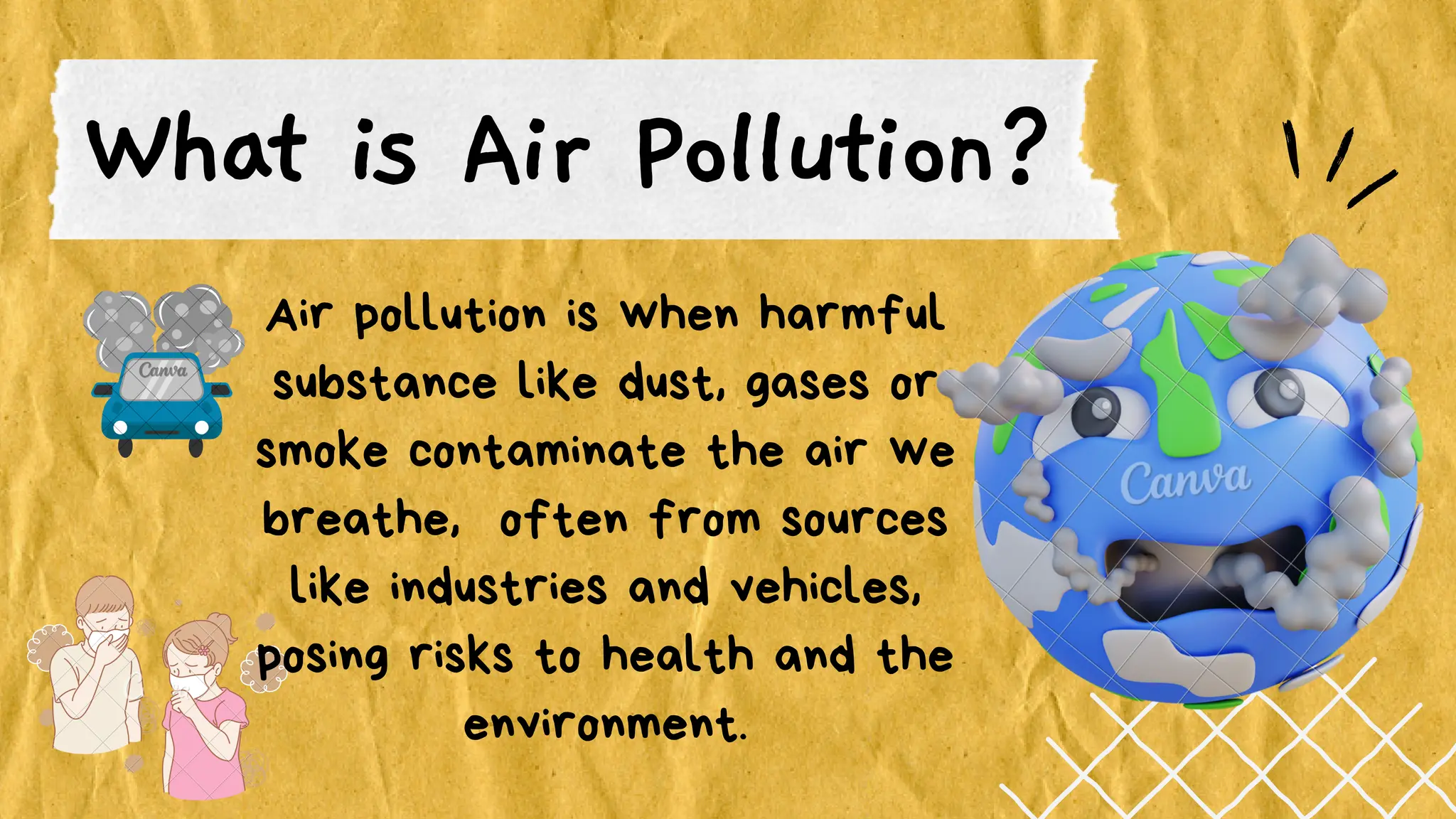 TAJUK : AIR POLLUTION FOR ENVIRONMENTAL POLLUTION CONTROL | PPT