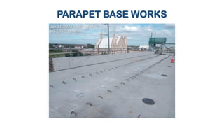 Parapet Base construction methodology presentation | PPT