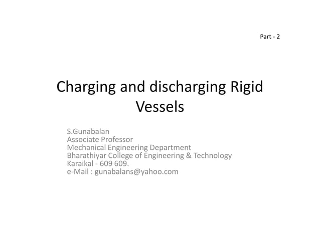 03 part2 charging and discharging rigid Vessels | PPT