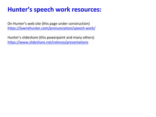 GRIPS speech workshop 1 2019: pausing and linking (pdf) | PPT