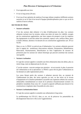 Cours les instument d'urbanisme PDAU POS | PDF