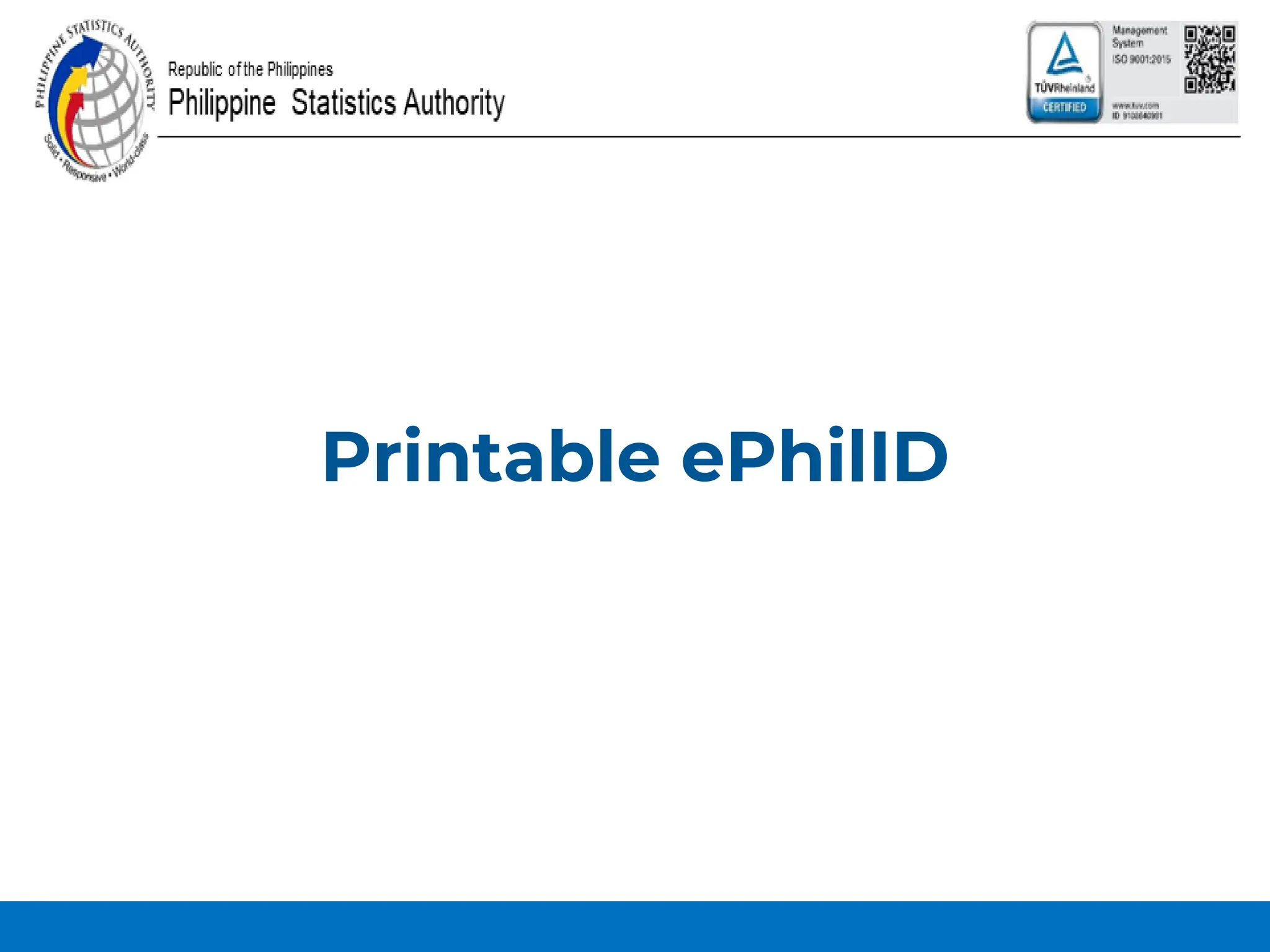 Philippine Statistics Authority Presentation | PDF