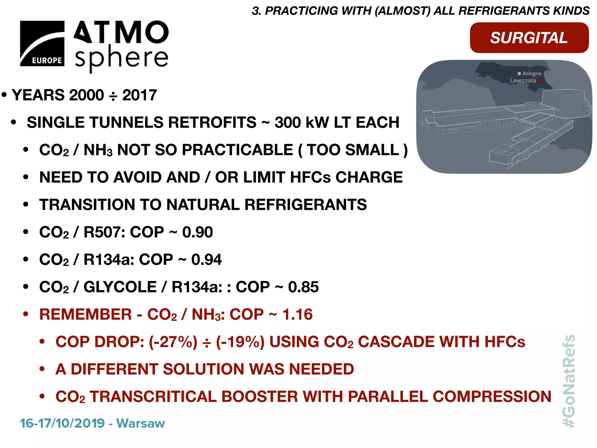 CO2 transcritical system for a fresh freozen food production facility | PDF