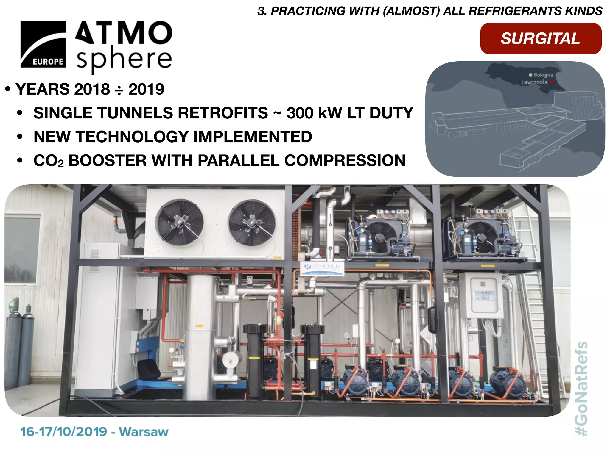 CO2 transcritical system for a fresh freozen food production facility | PDF