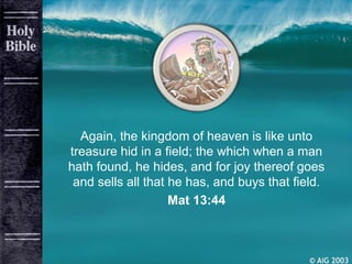 Parables of the Kingdom: The Hidden Treasure | PPTX