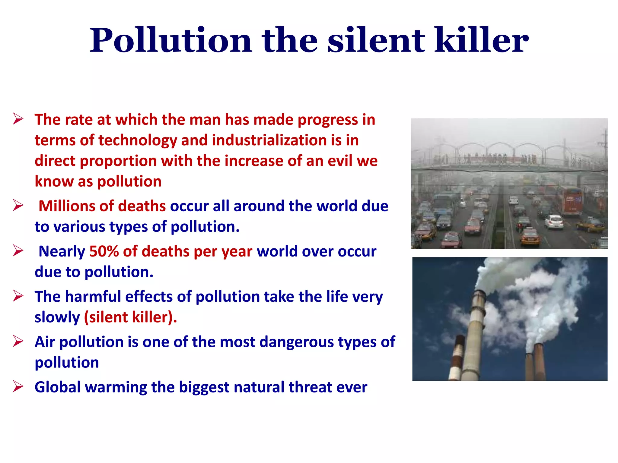 03 pollutants harm effects | PPTX