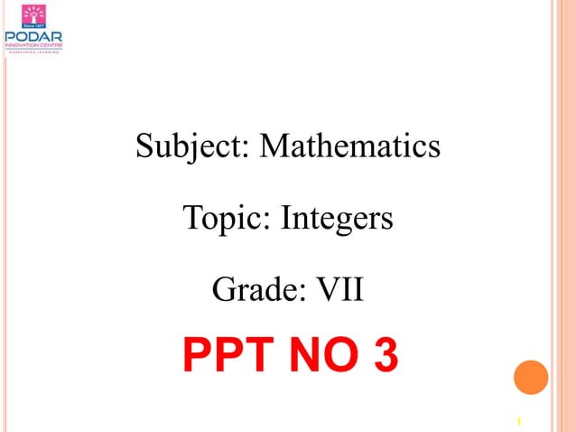 03_PPT_VII_INTEGERS.pptx