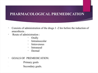 premedication | PPT