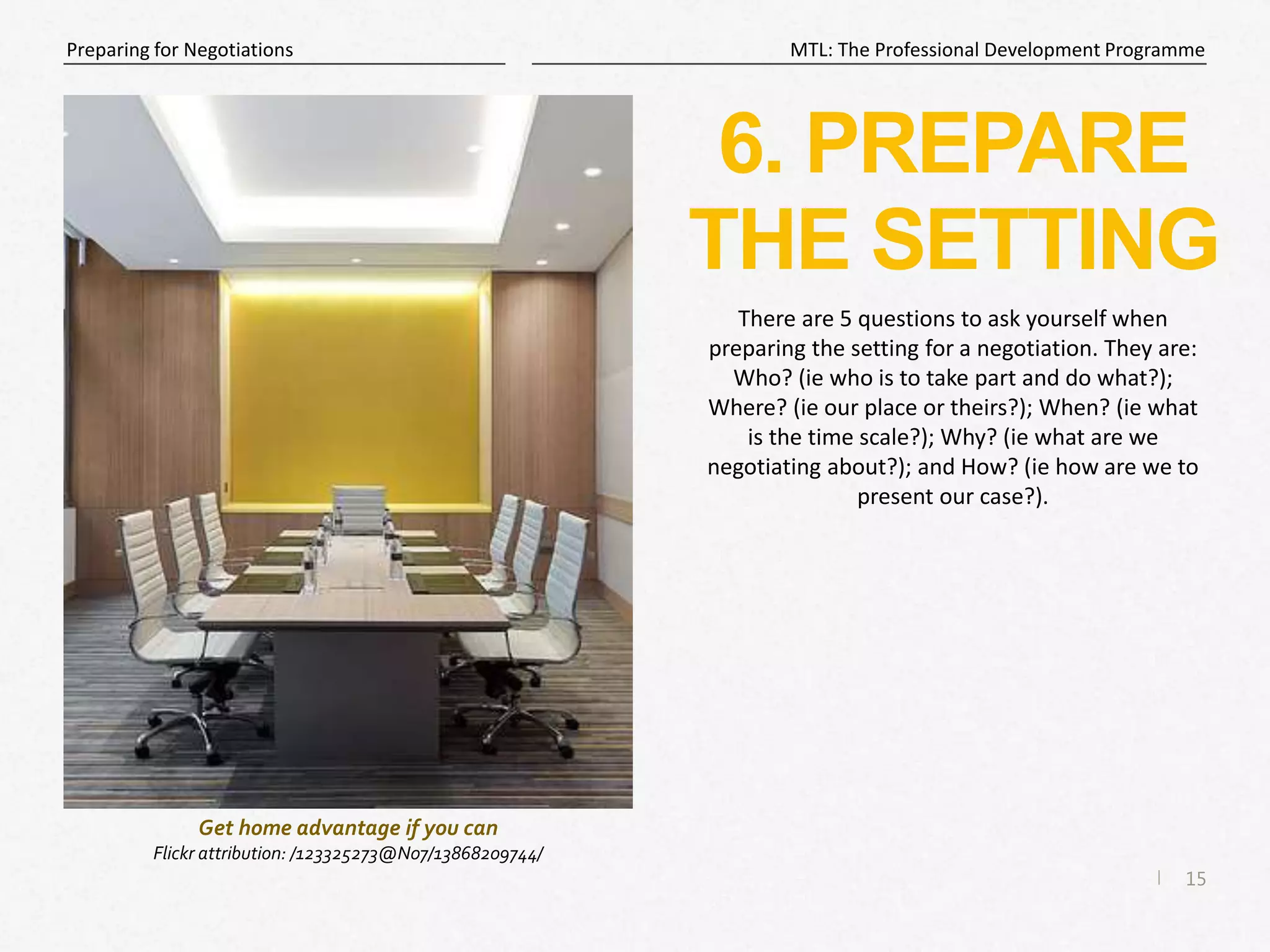 Preparing for Negotiations | PPTX