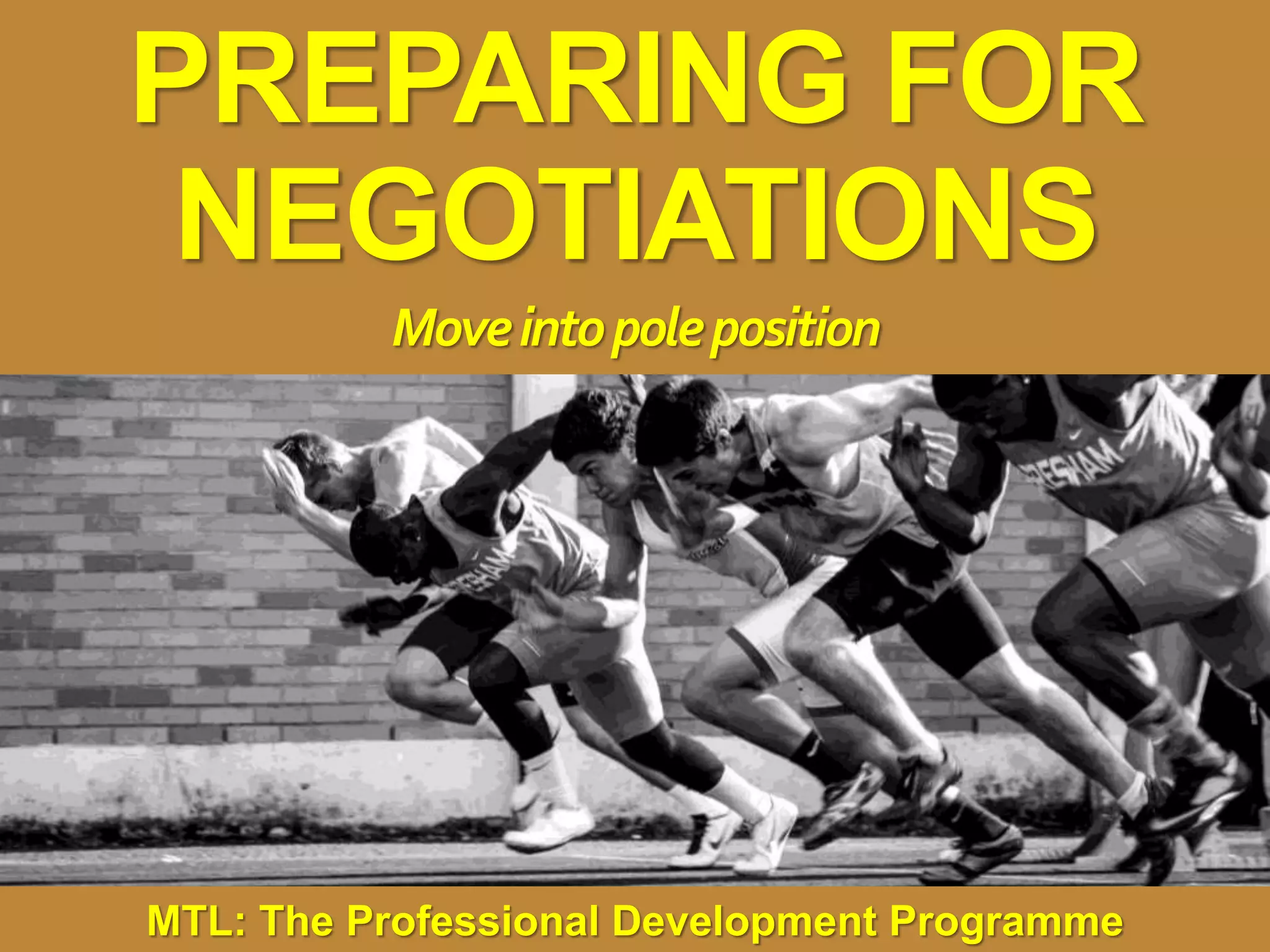 Preparing for Negotiations | PPT