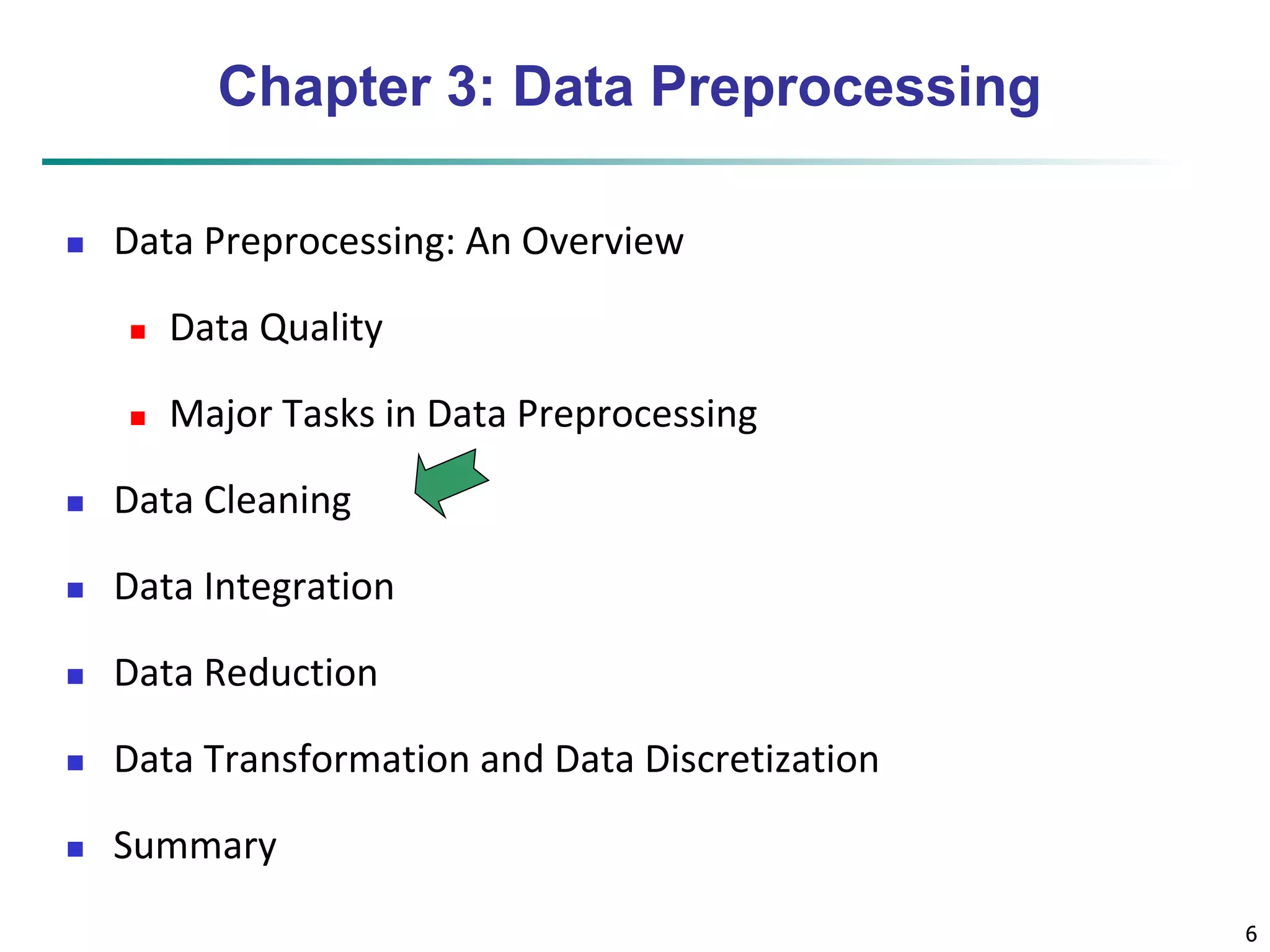 Data Mining: Concepts and Techniques (3rd ed.) - Chapter 3 ...