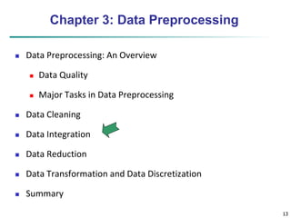 Data Mining: Concepts and Techniques (3rd ed.) - Chapter 3 ...